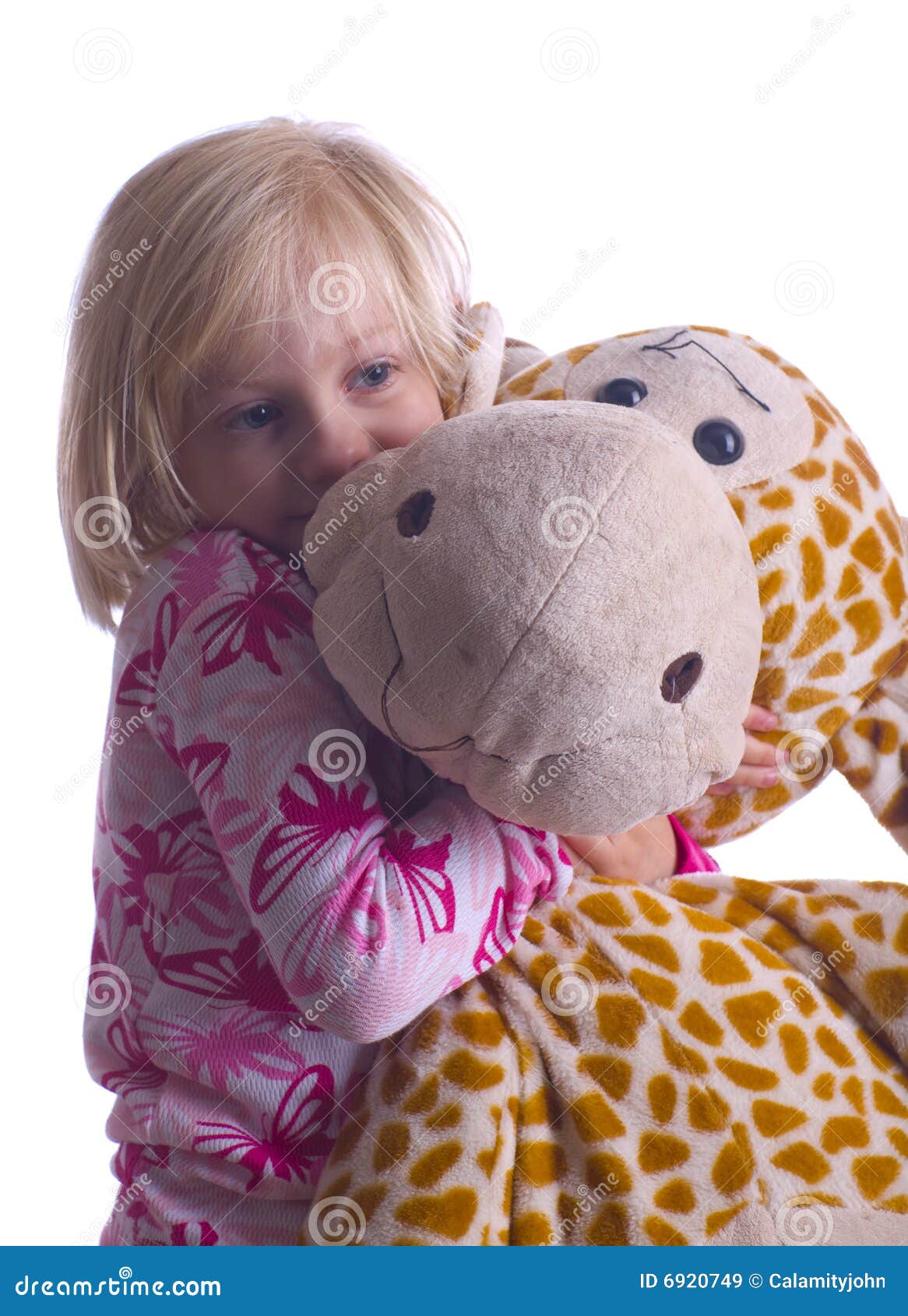 Child Hugging Giraffe stock image. Image of sleep, child - 6920749