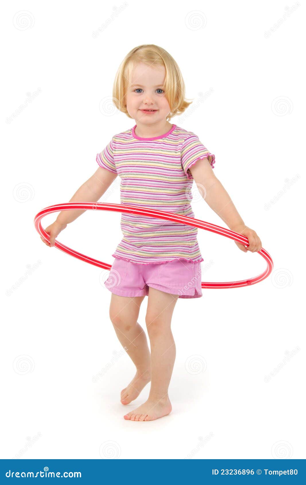 Child with hula hoop stock photo. Image of motion, cheerful - 23236896