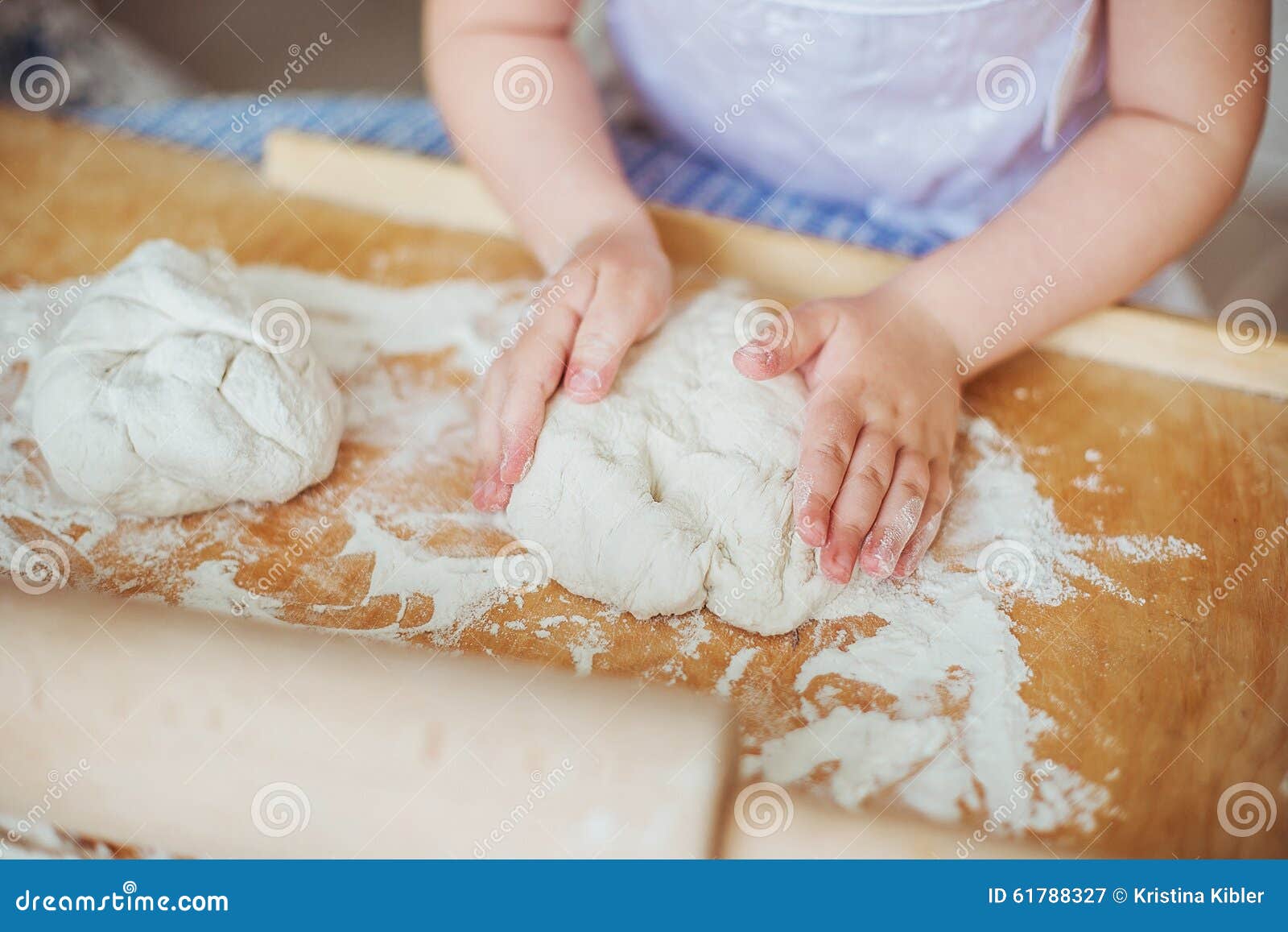 Child Human Hands Sculpts a Dough Stock Image - Image of dough, casual ...
