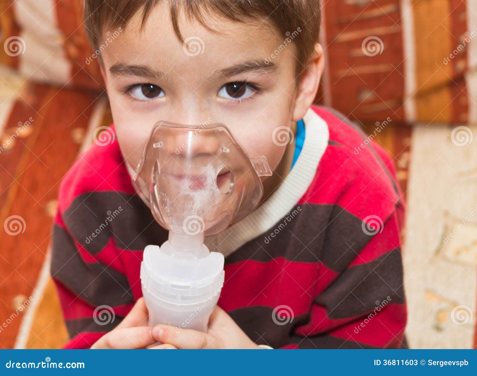 Child and inhaler stock image. Image of healthcare, child - 36811603