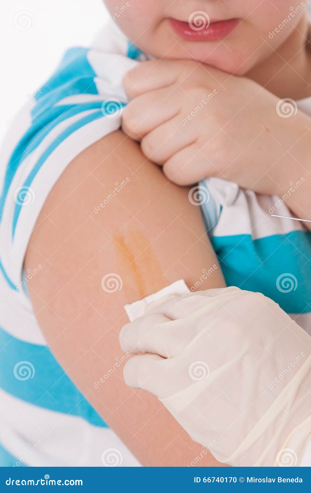 Child with injection stock photo. Image of injection - 66740170