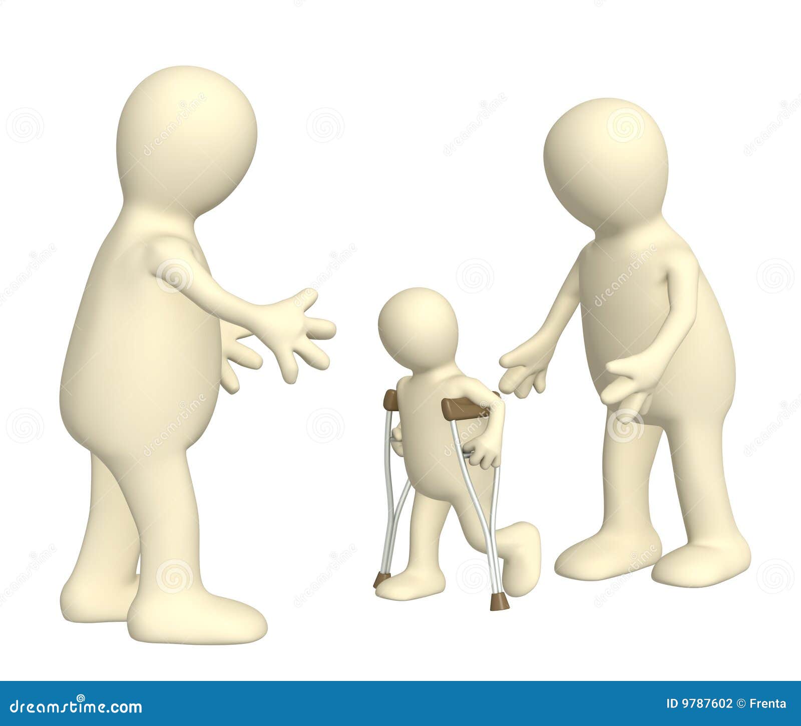 Child - invalid stock illustration. Illustration of mobility - 9787602