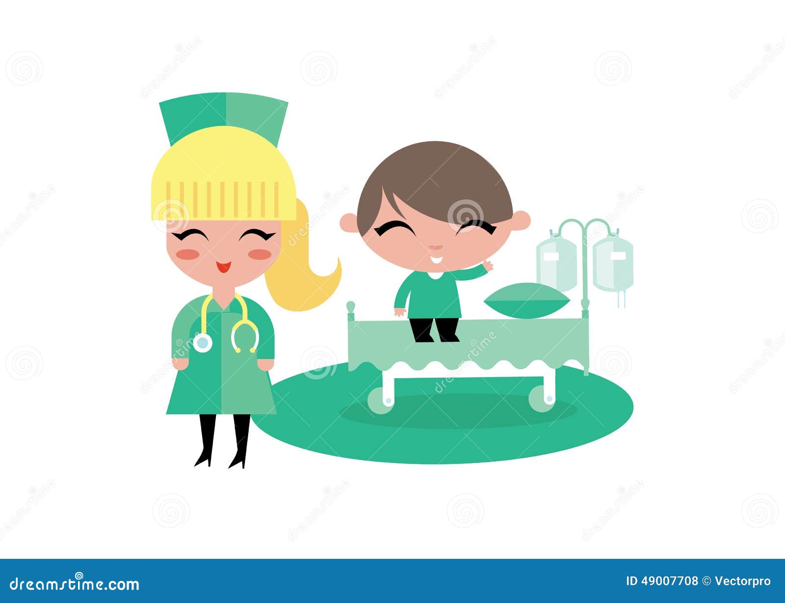 Child Kid Hospital Illustration Stock Vector - Illustration of male ...