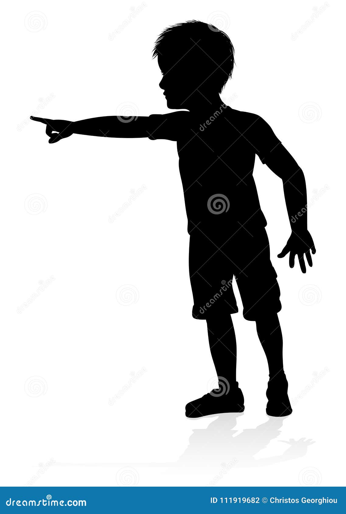 Child Kid Silhouette Vector Illustration | CartoonDealer.com #111919682