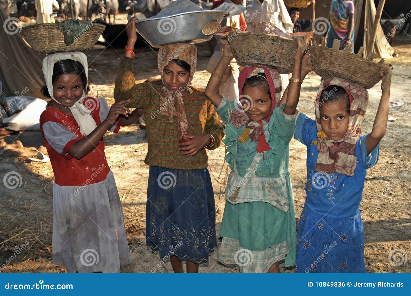 Child Labor editorial photo. Image of smile, work, female - 10849836