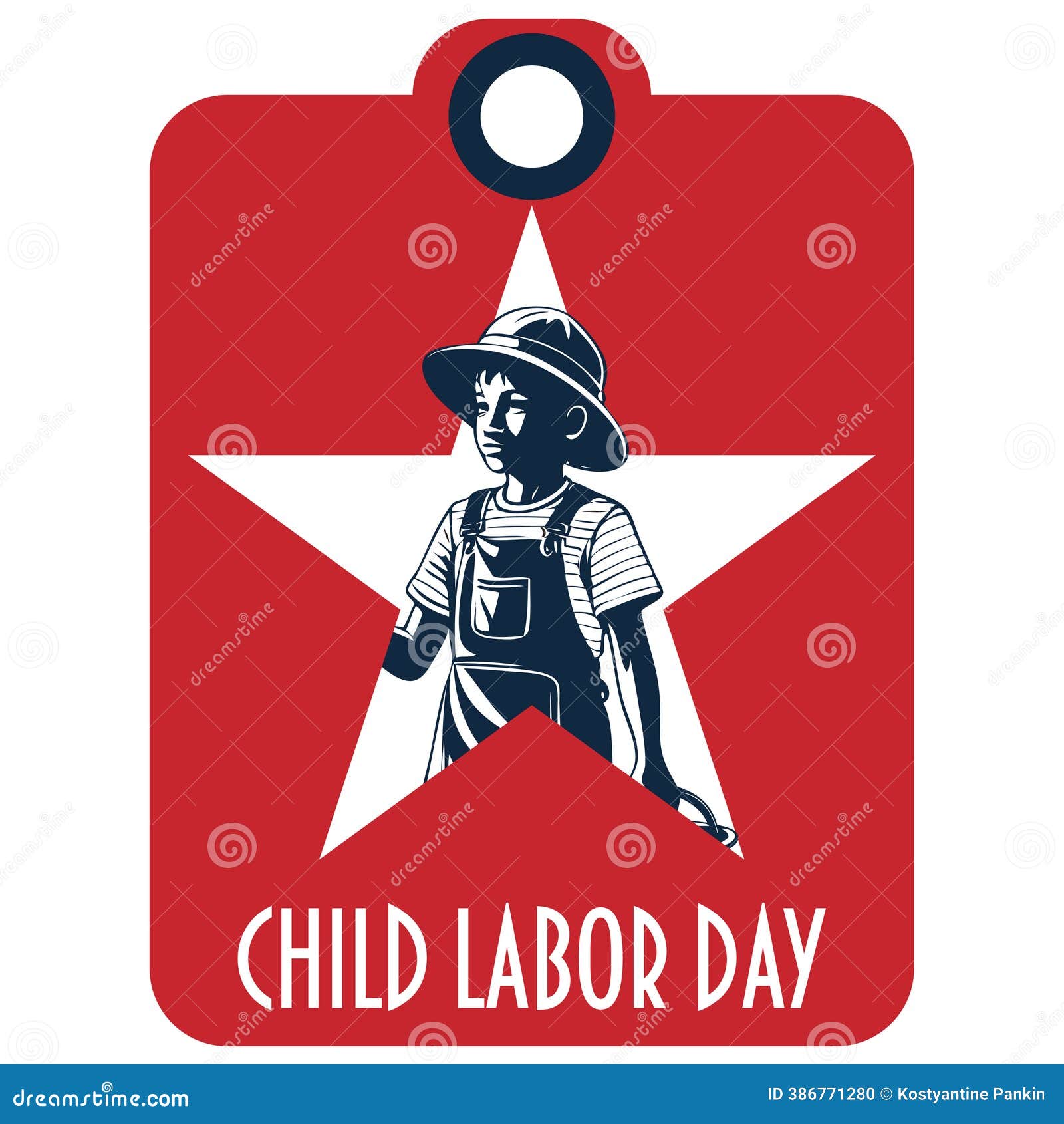 Child Labor Banner. Child Labor Speech Bubble. Vector Illustration ...