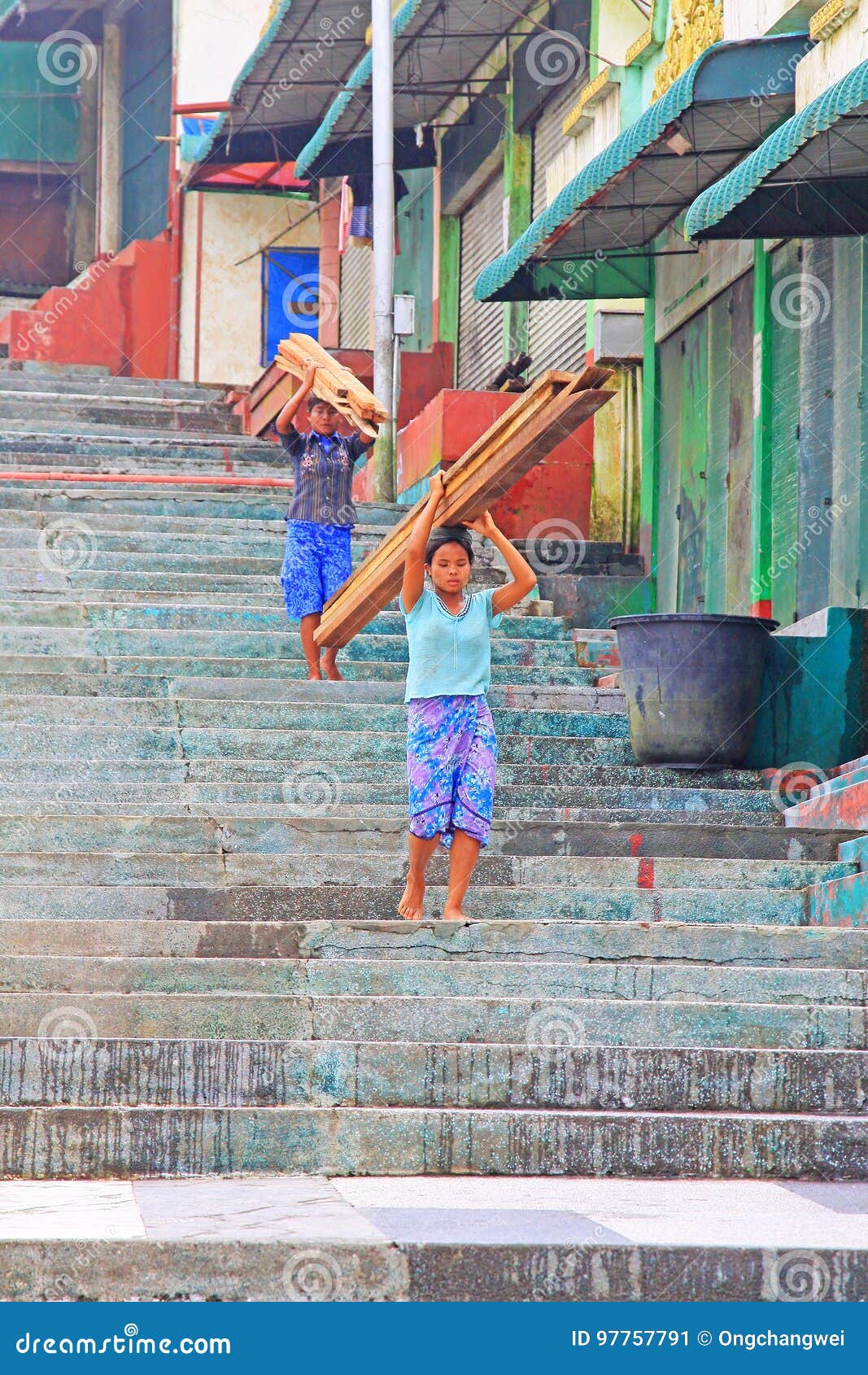 Child Labour in Myanmar editorial photo. Image of poverty - 97757791