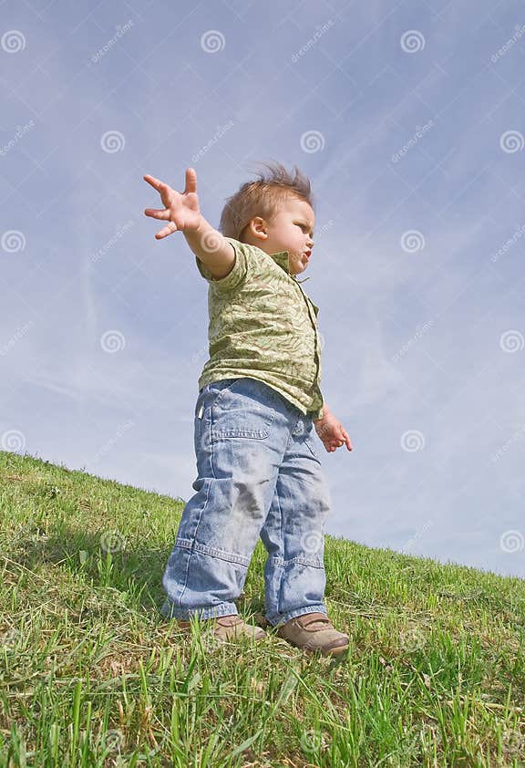 Child leader stock photo. Image of leader, shouting, childhood - 8650414