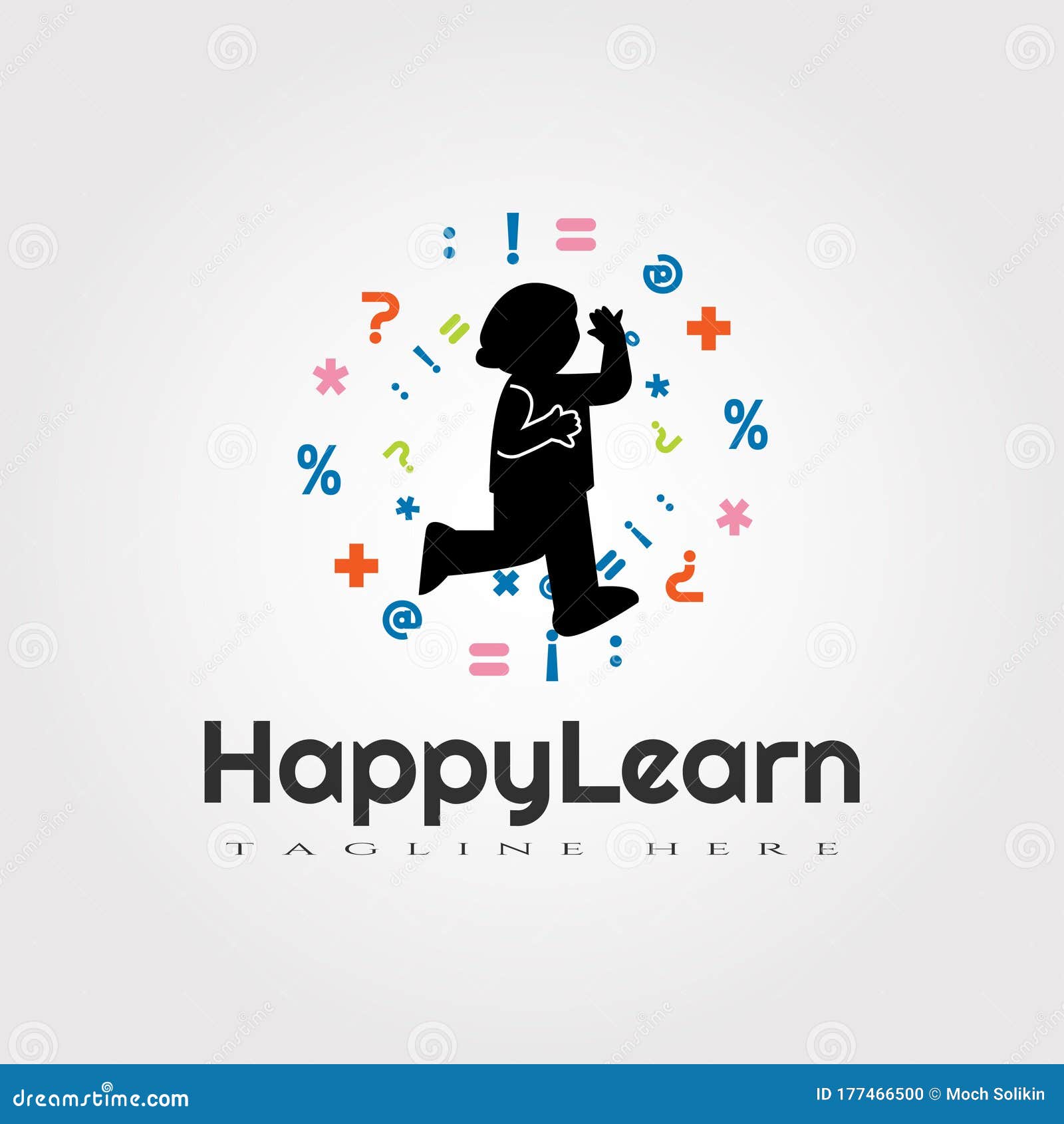 Child Learn Logo Design, Kid Education Icon, Illustration Element ...