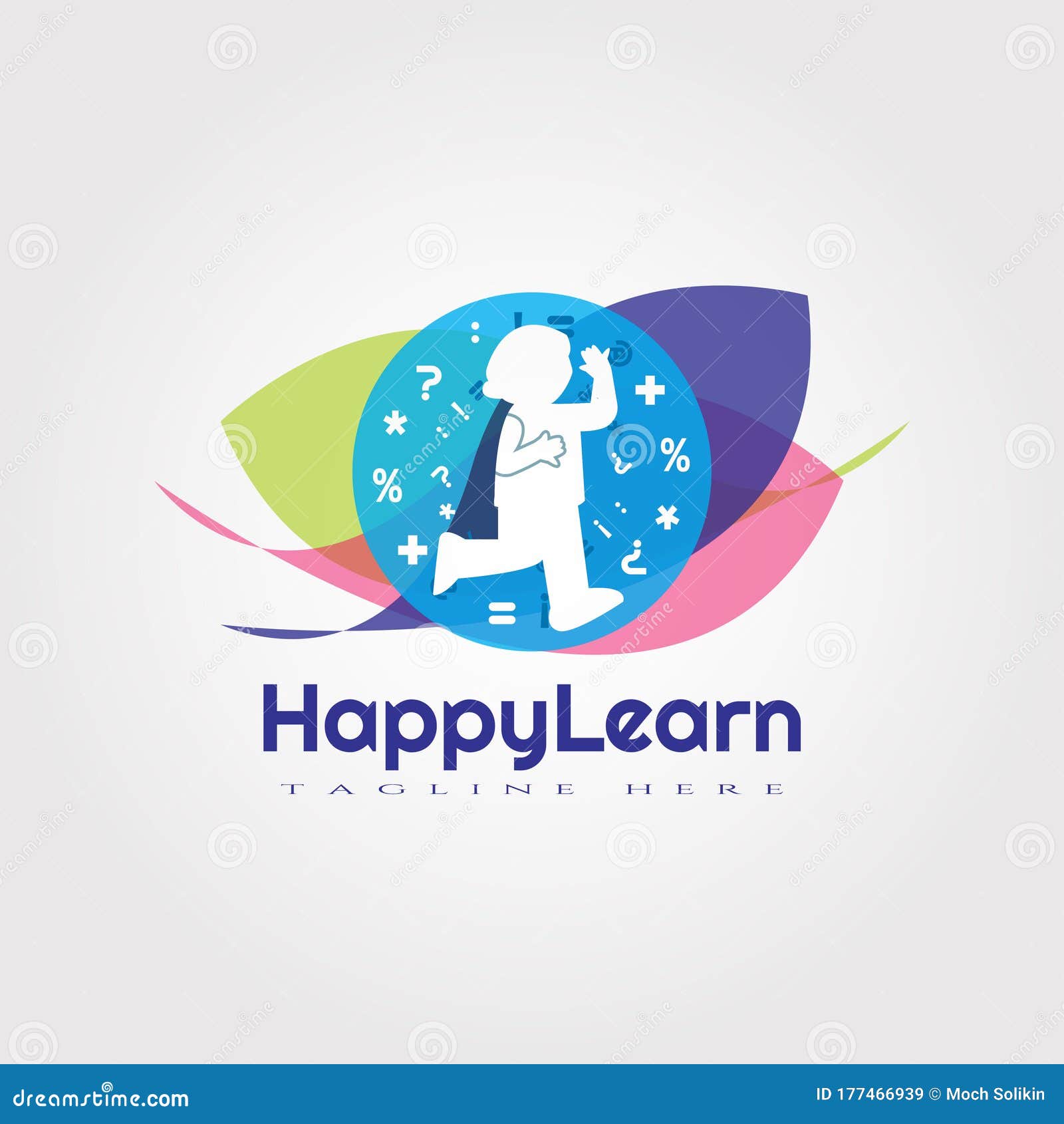 Child Learn Logo Design, Kid Education Icon, Illustration Element ...