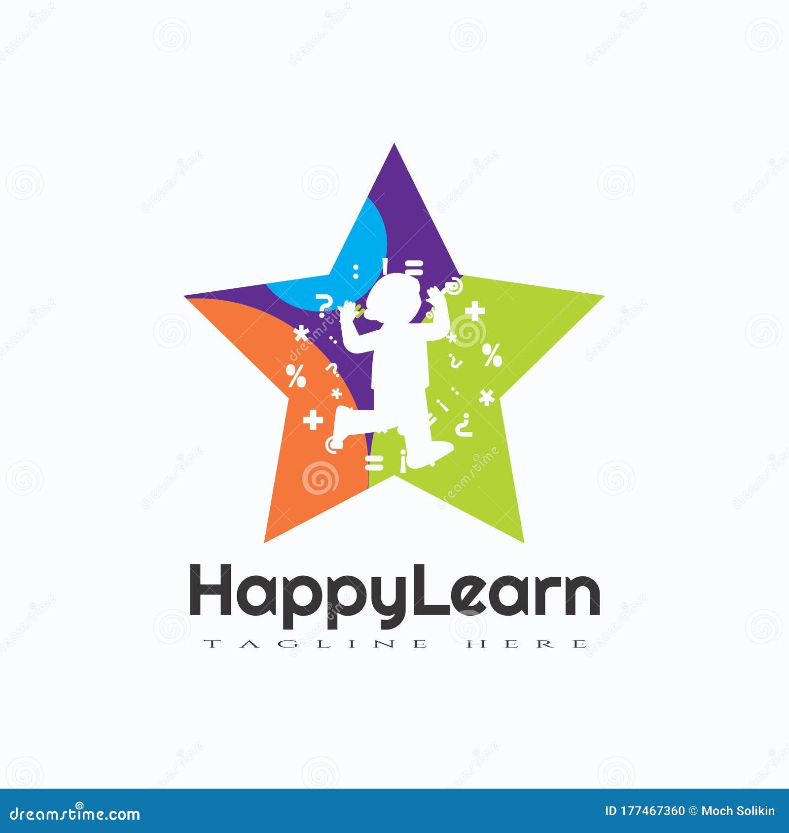 Child Learn Logo Design, Kid Education Icon, Illustration Element ...
