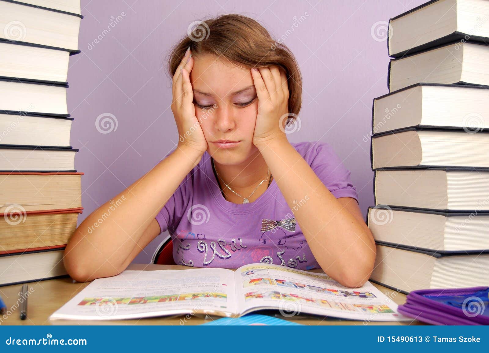 Child with Learning Difficulty Stock Image - Image of book, primary ...