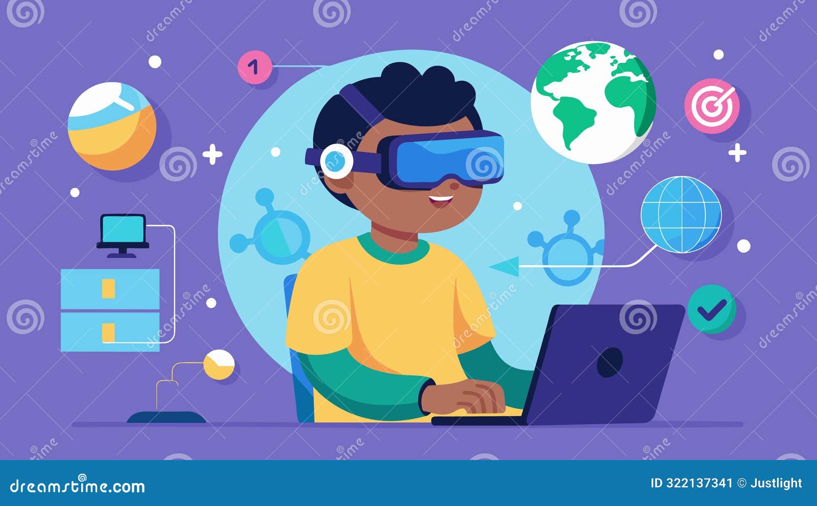 A Child with a Learning Disability Using a VR Simulation To Better ...