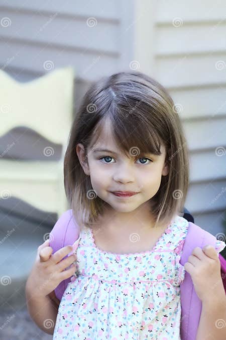 Child Leaving for School stock image. Image of caucasian - 20165055