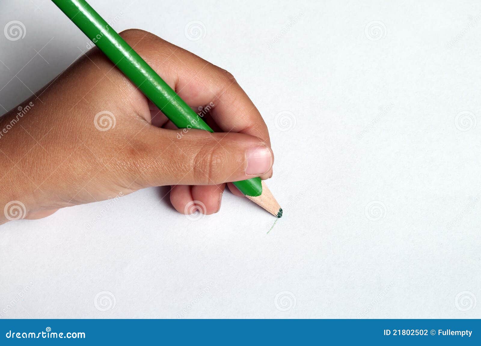 Child left-handed writing stock photo. Image of child - 21802502