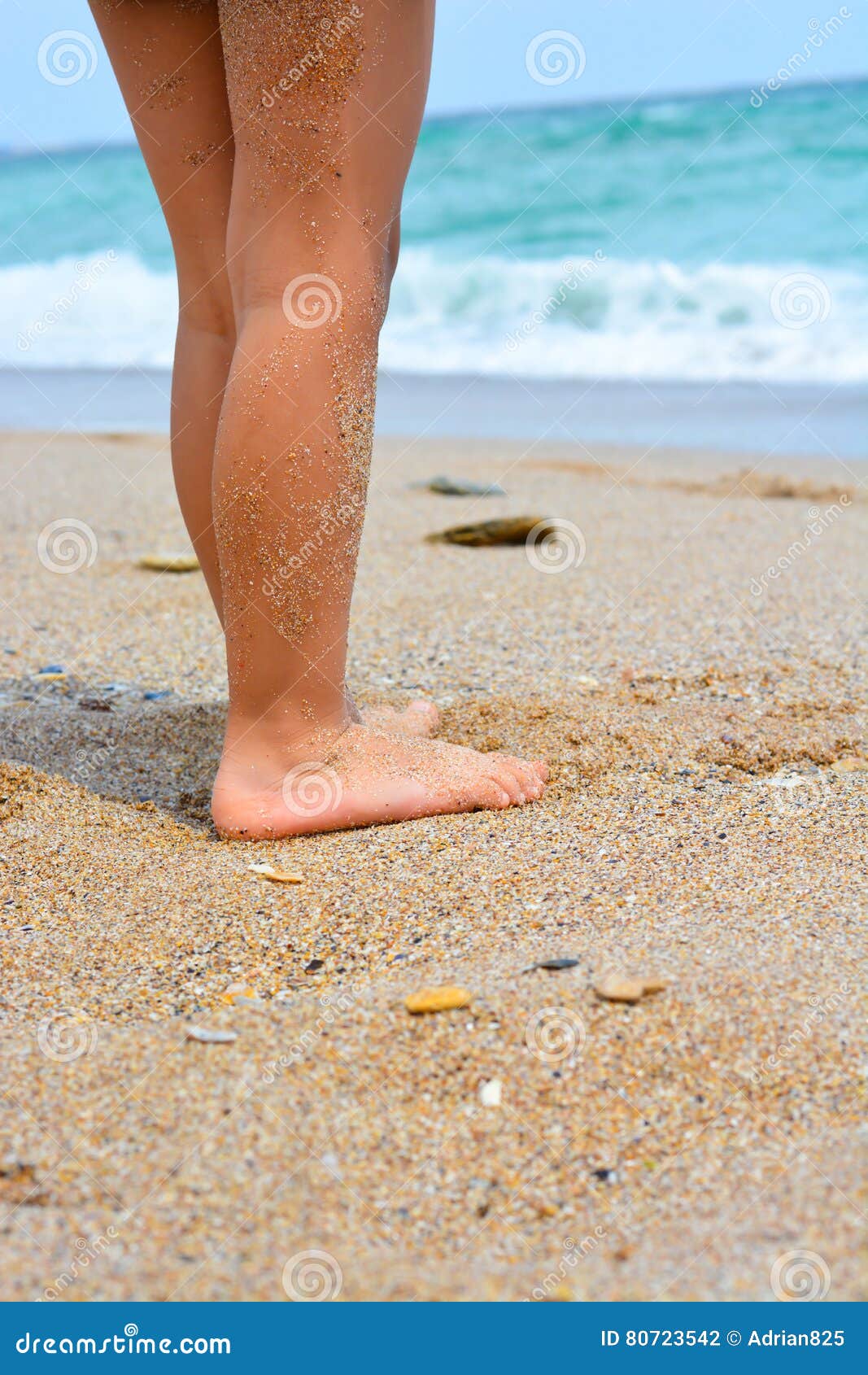 Child Legs Playing At The Beach Stock Photography | CartoonDealer.com ...