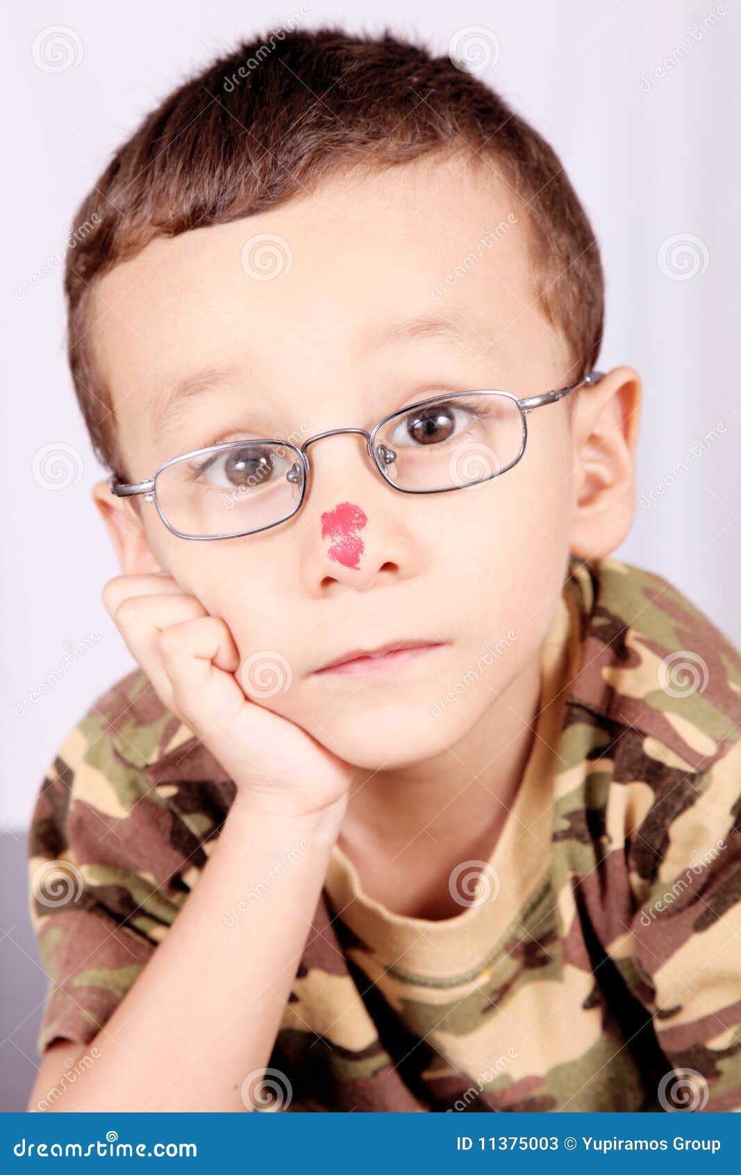 Child with lenses stock image. Image of expression, child - 11375003