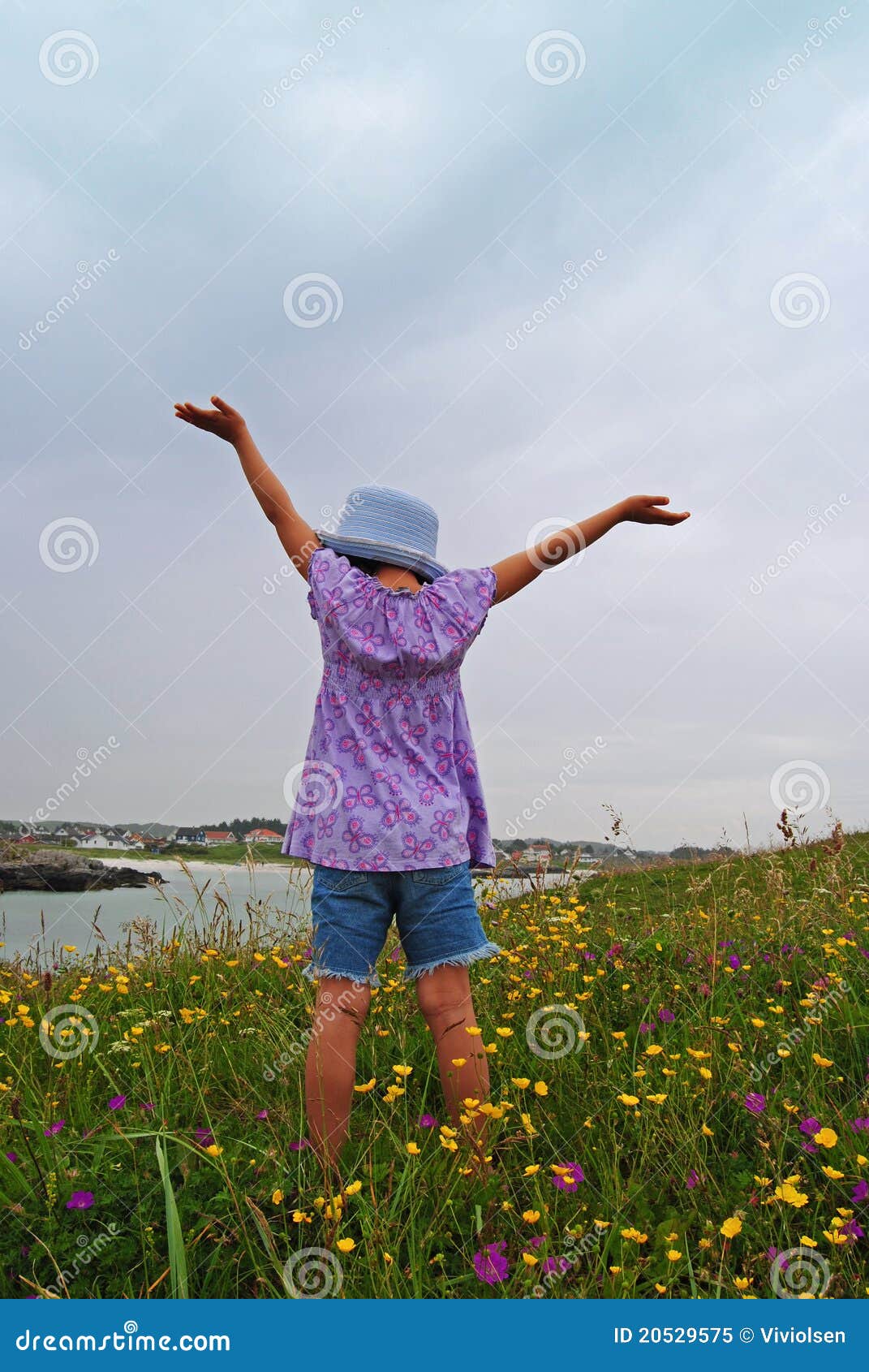 Child lifting hands stock image. Image of female, water - 20529575