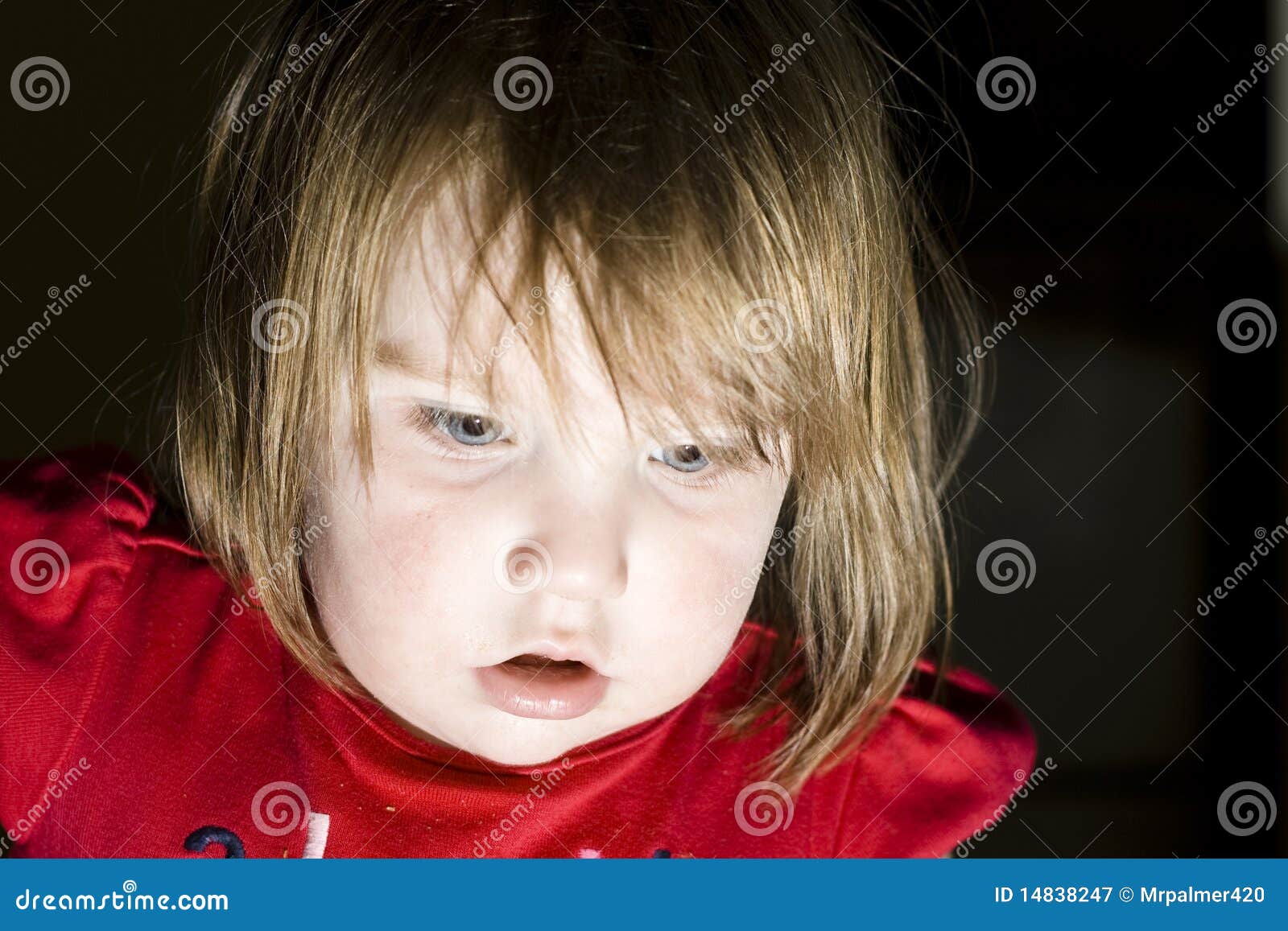 Child Look of Wonderment stock image. Image of flash - 14838247