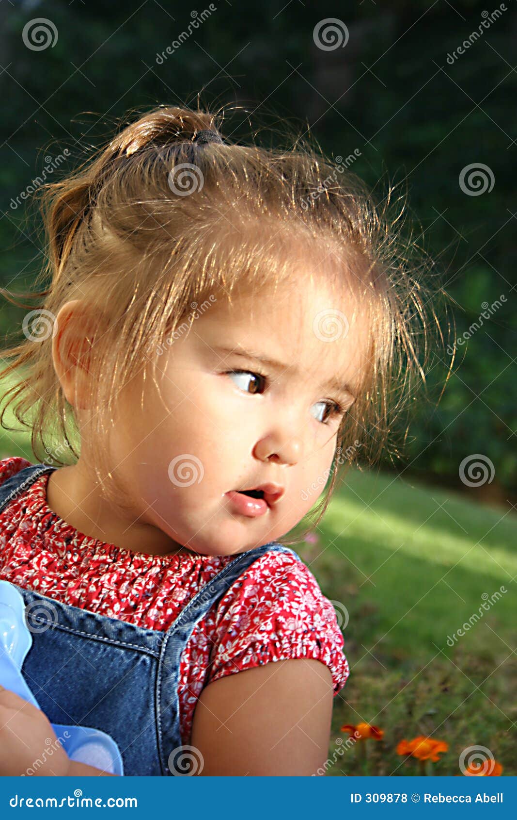 Child looking away stock photo. Image of sunshine, asian - 309878