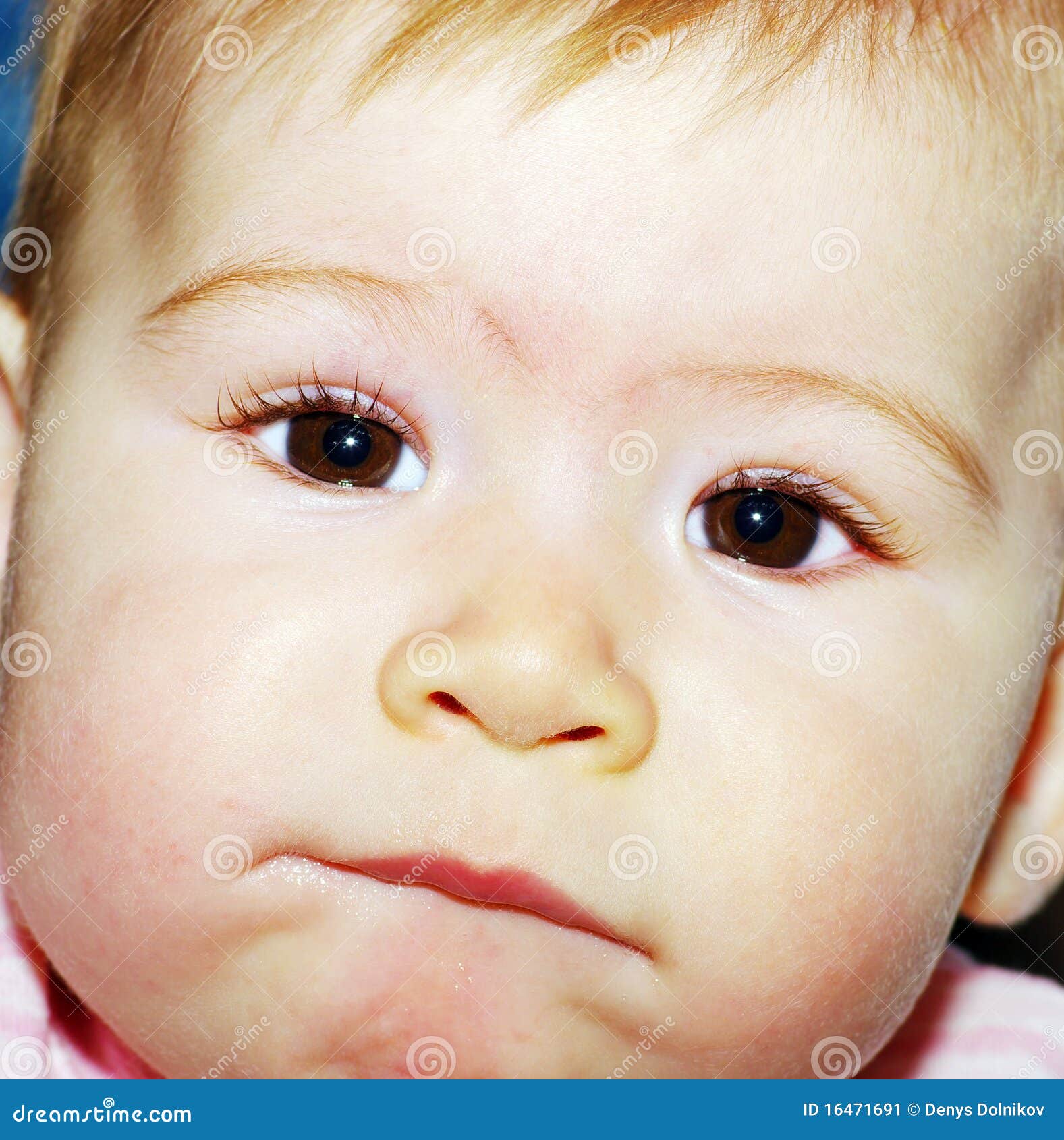 Child is Looking into the Camera Stock Image - Image of health, infant ...