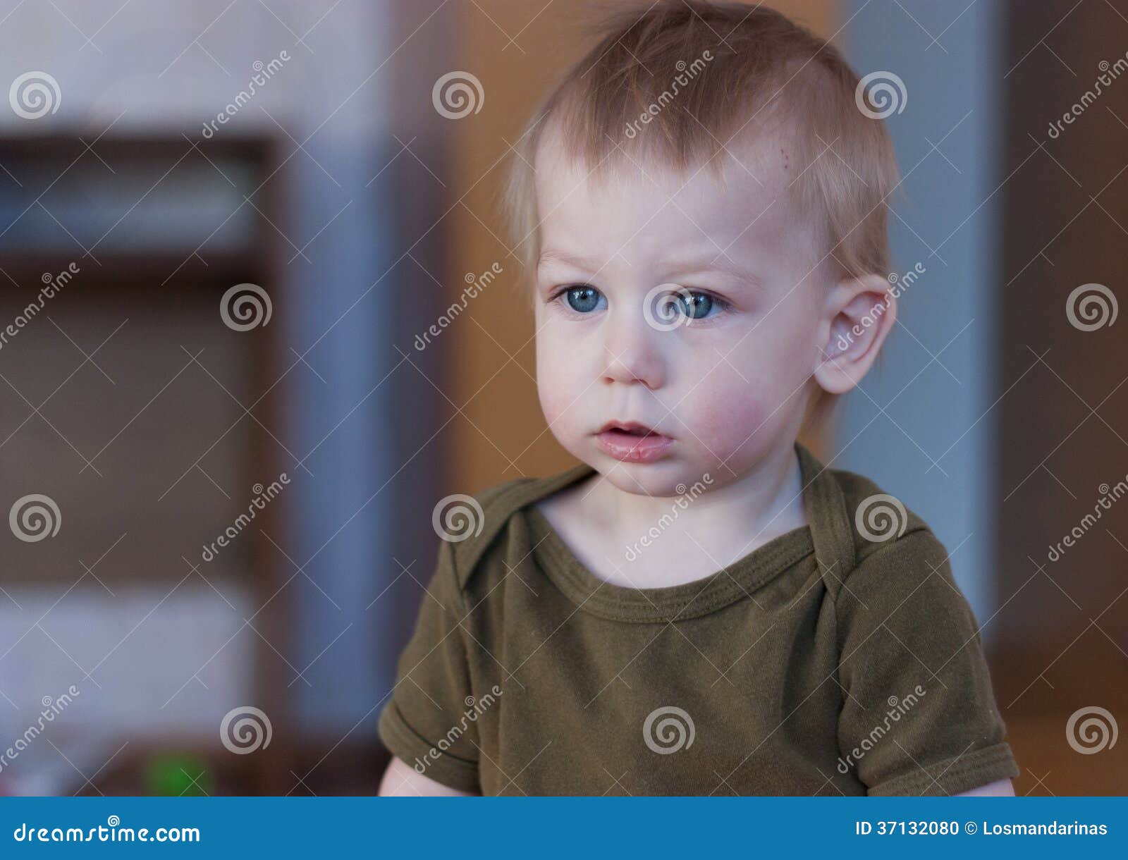 Child looking down stock photo. Image of adorable, quiet - 37132080