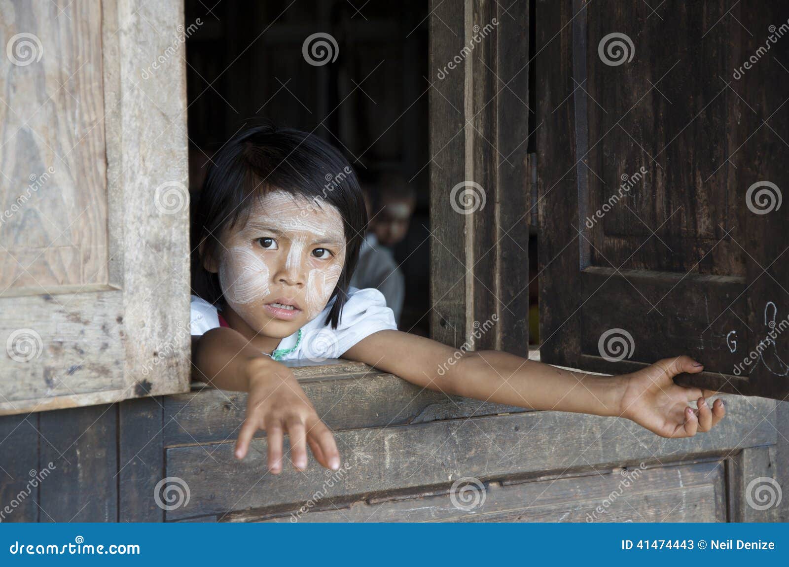 Child Looking Out the Window of School Editorial Stock Photo - Image of ...