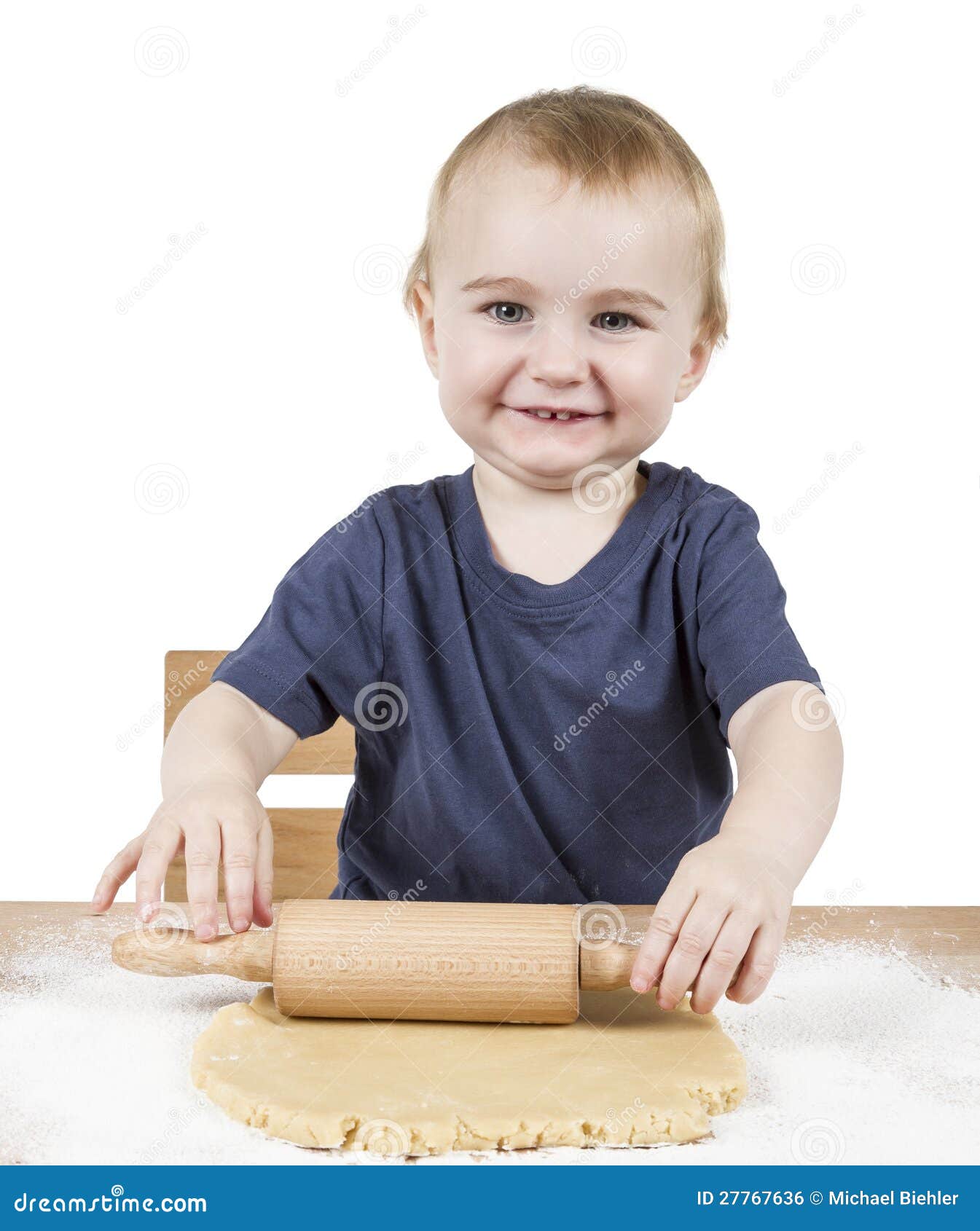 Child making cookies stock photo. Image of months, white - 27767636