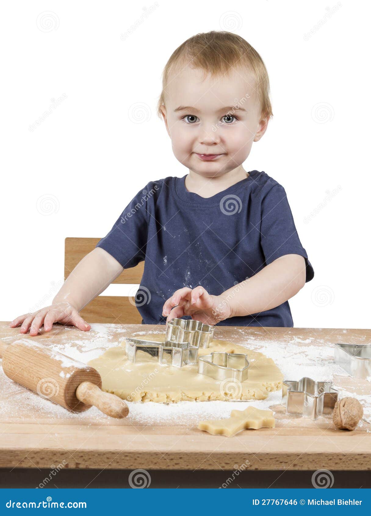 Child making cookies stock photo. Image of bake, cookies - 27767646