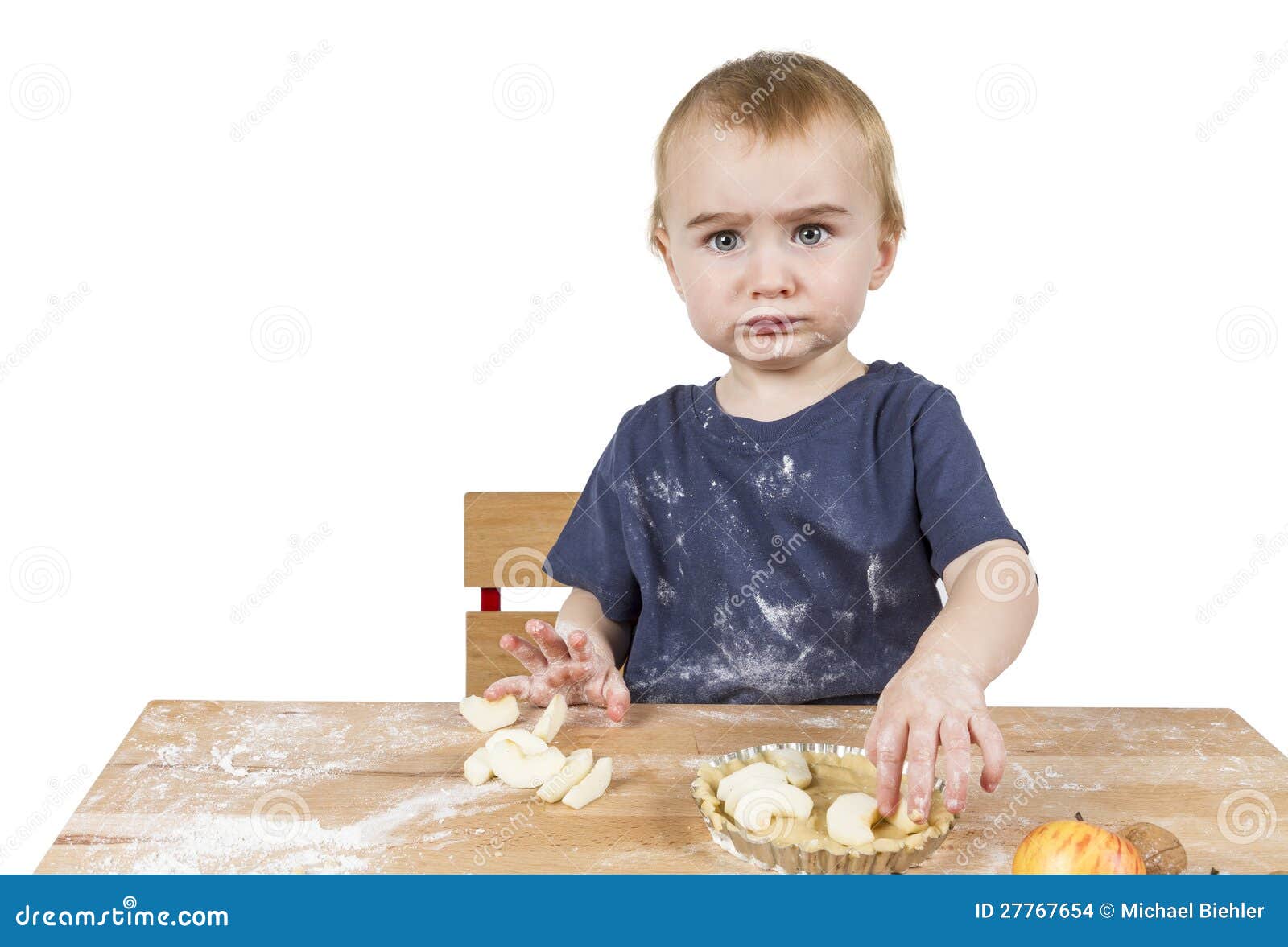 Child making cookies stock photo. Image of food, flan - 27767654