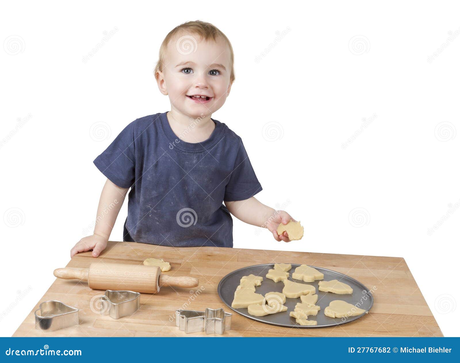 Child making cookies stock photo. Image of cookies, dough - 27767682