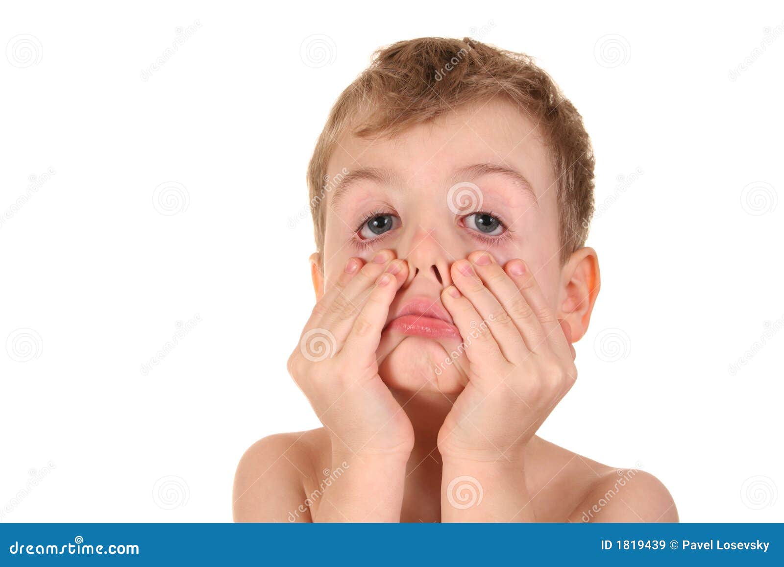 Child making face stock image. Image of adult, portrait - 1819439