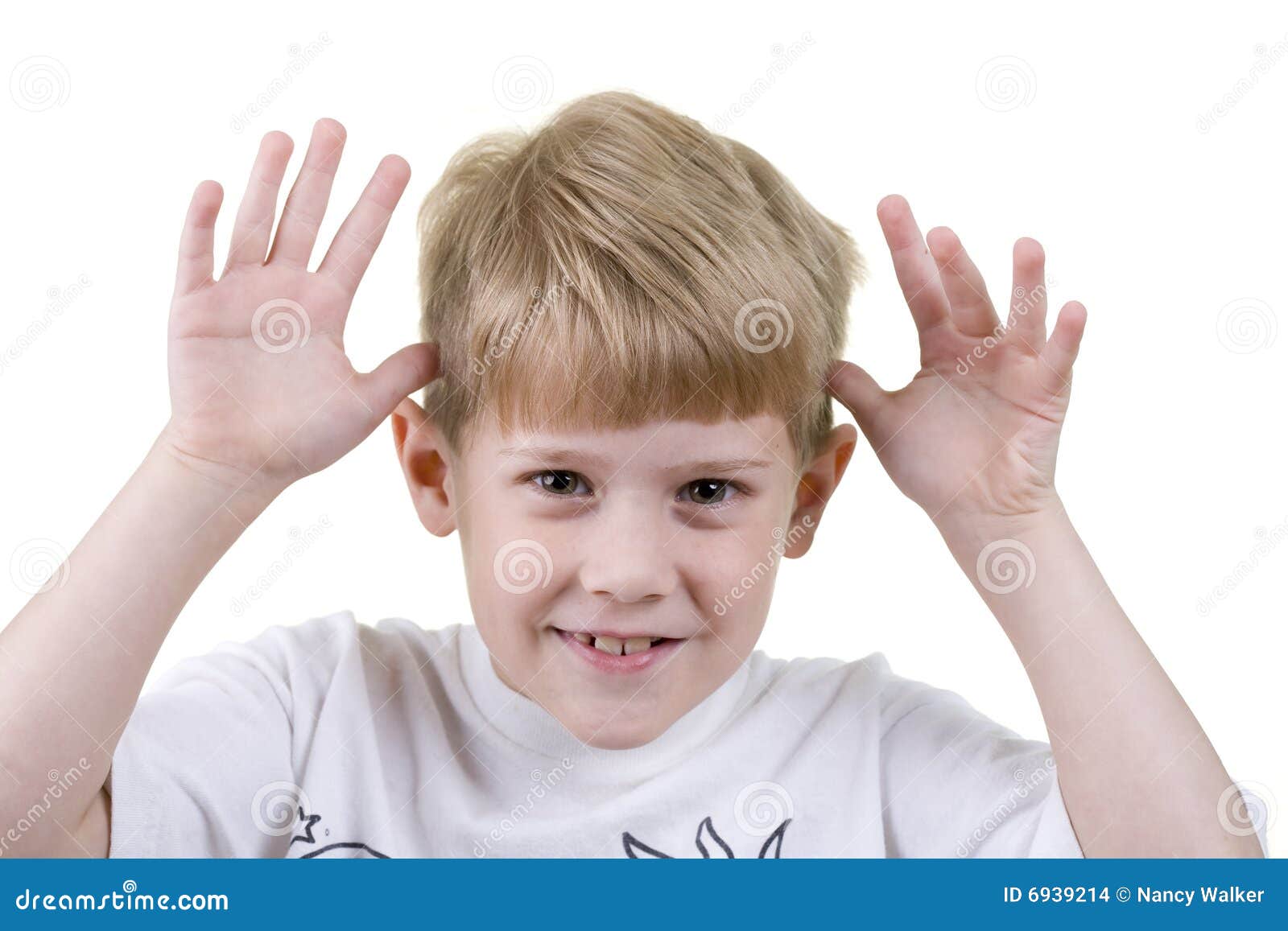 Child Making Faces stock photo. Image of closeup, nose - 6939214
