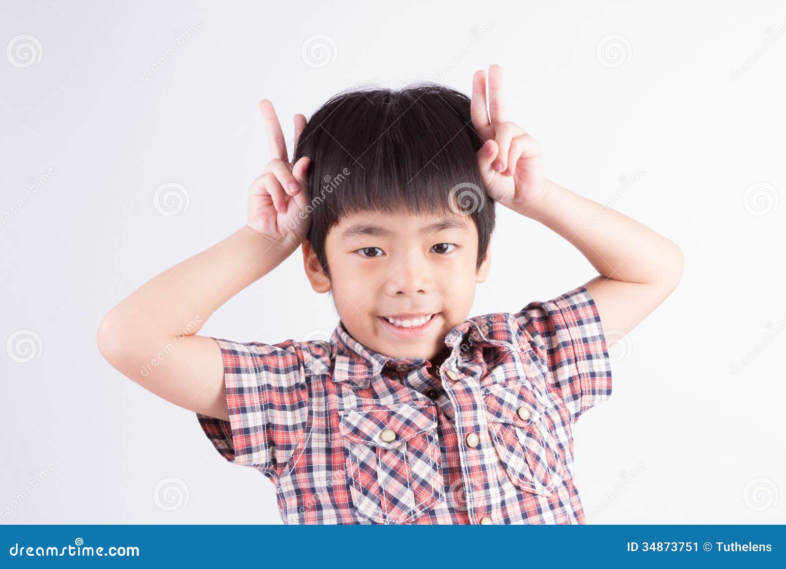 Child Making Peace Sign stock image. Image of sign, white - 34873751