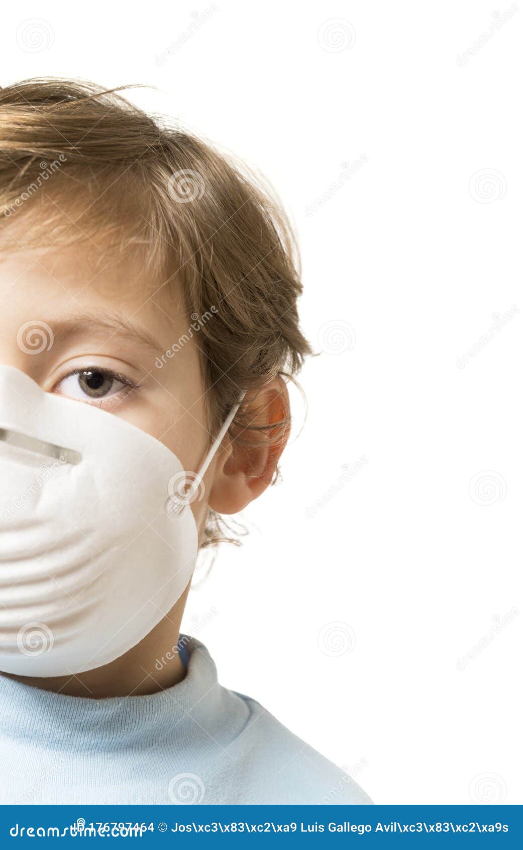 Child with a mask stock photo. Image of mask, influenza - 176797464