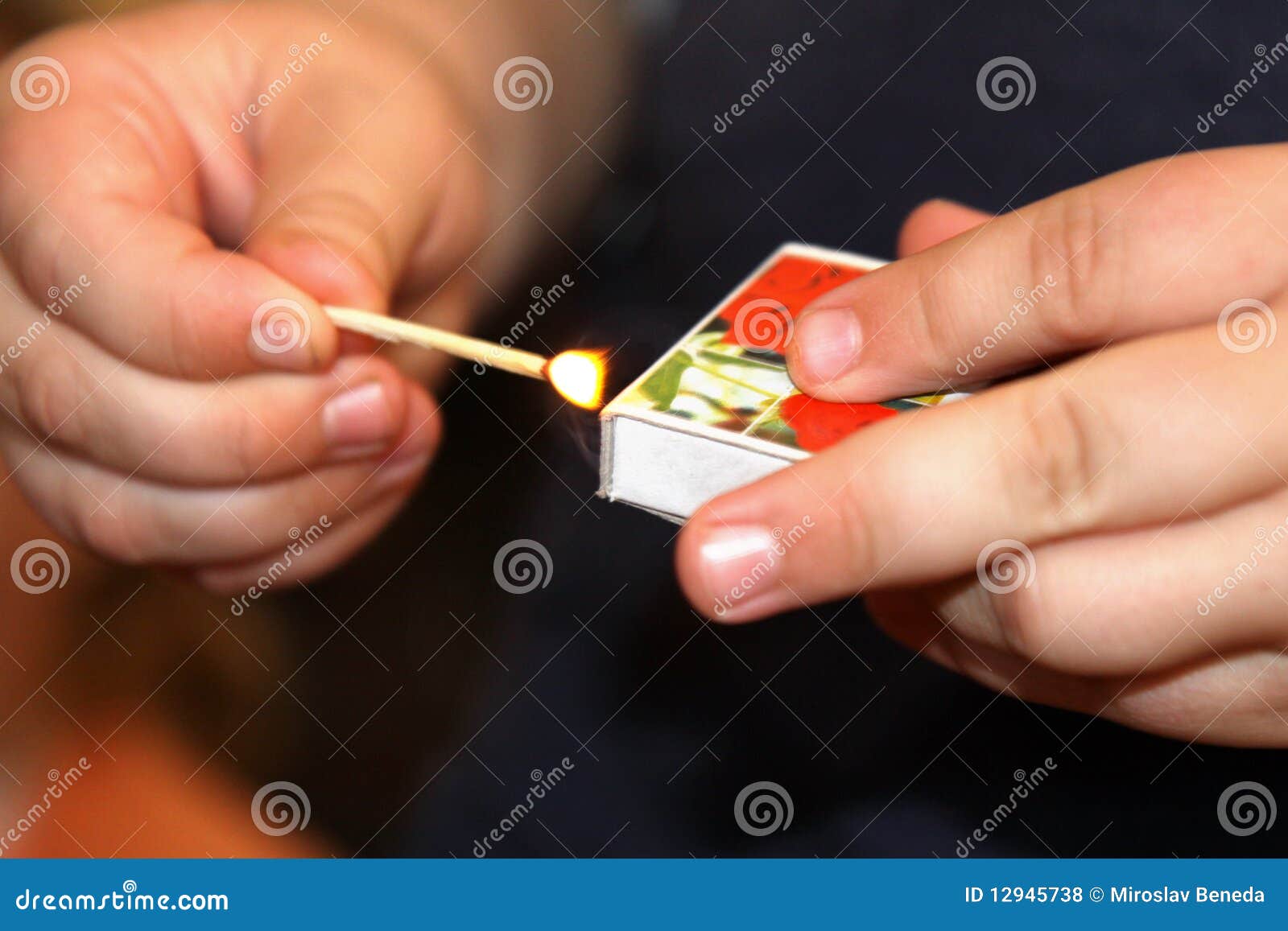 Child and matches stock photo. Image of fire, explode - 12945738
