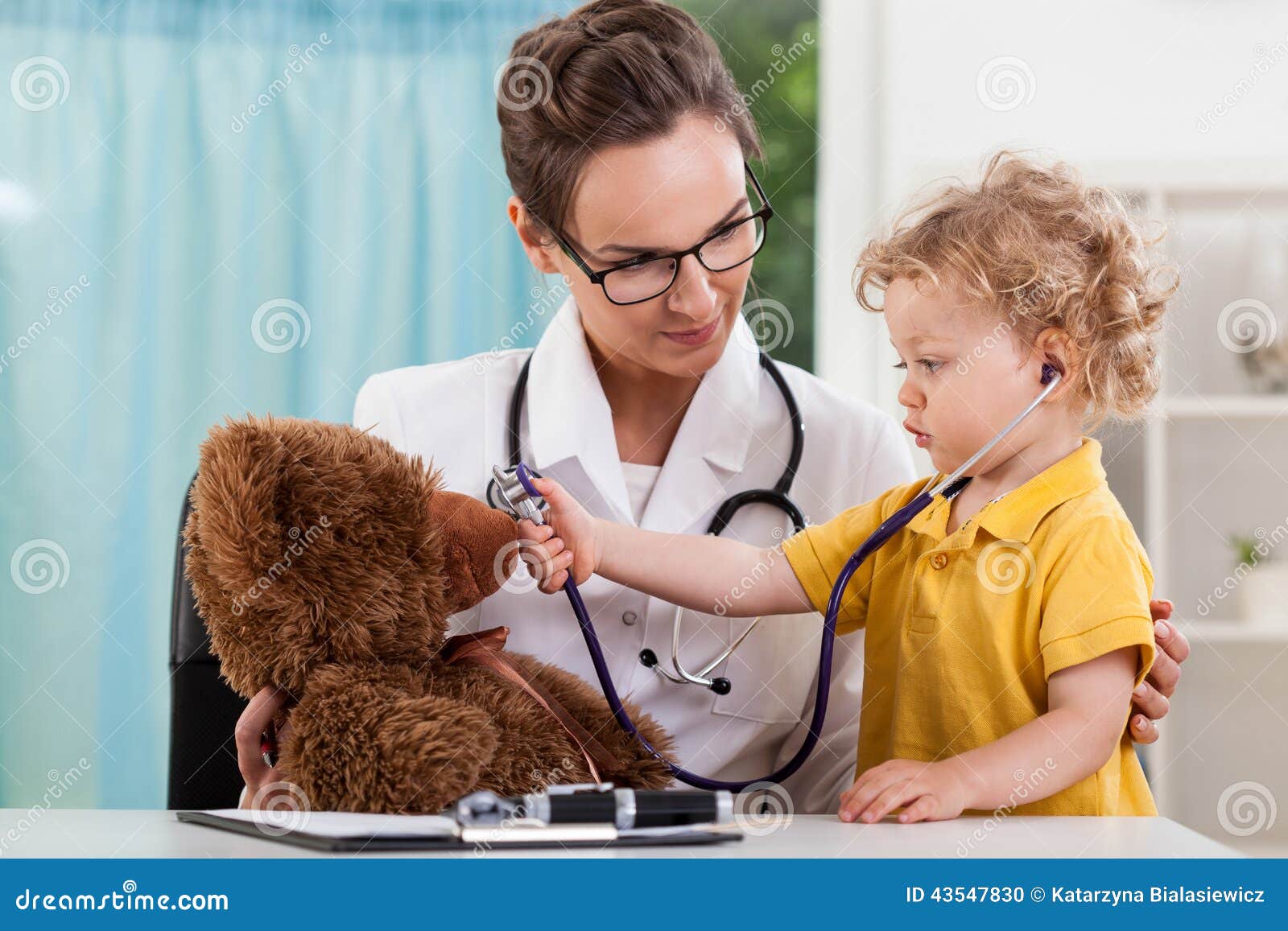 Child during Medical Appointment Stock Photo - Image of doctor ...