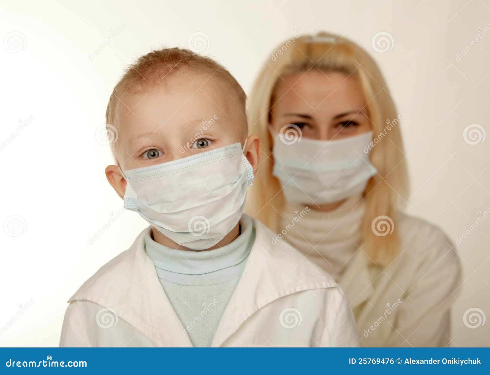 Child and Medical Doctor in Mask Stock Photo - Image of clinic ...