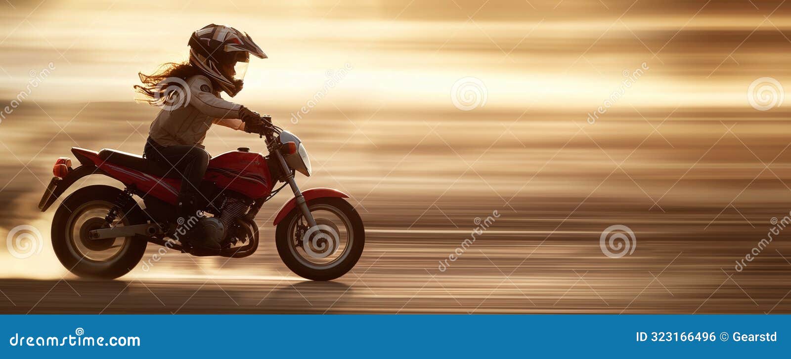 Child on Mini Motorcycle at High Speed Stock Photo - Image of movement ...
