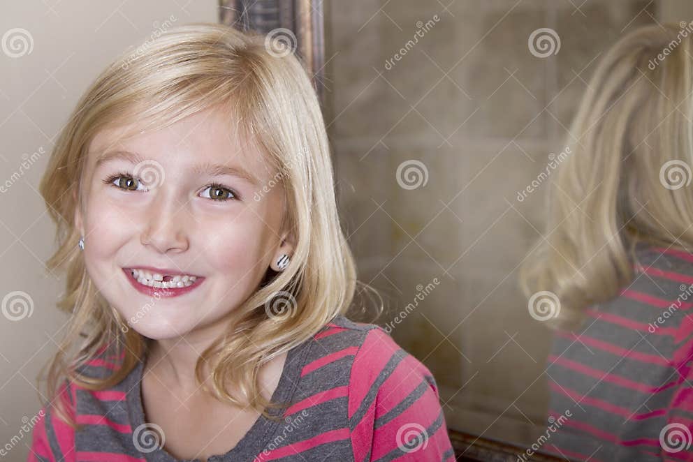 Child missing front tooth stock image. Image of missing - 45433101