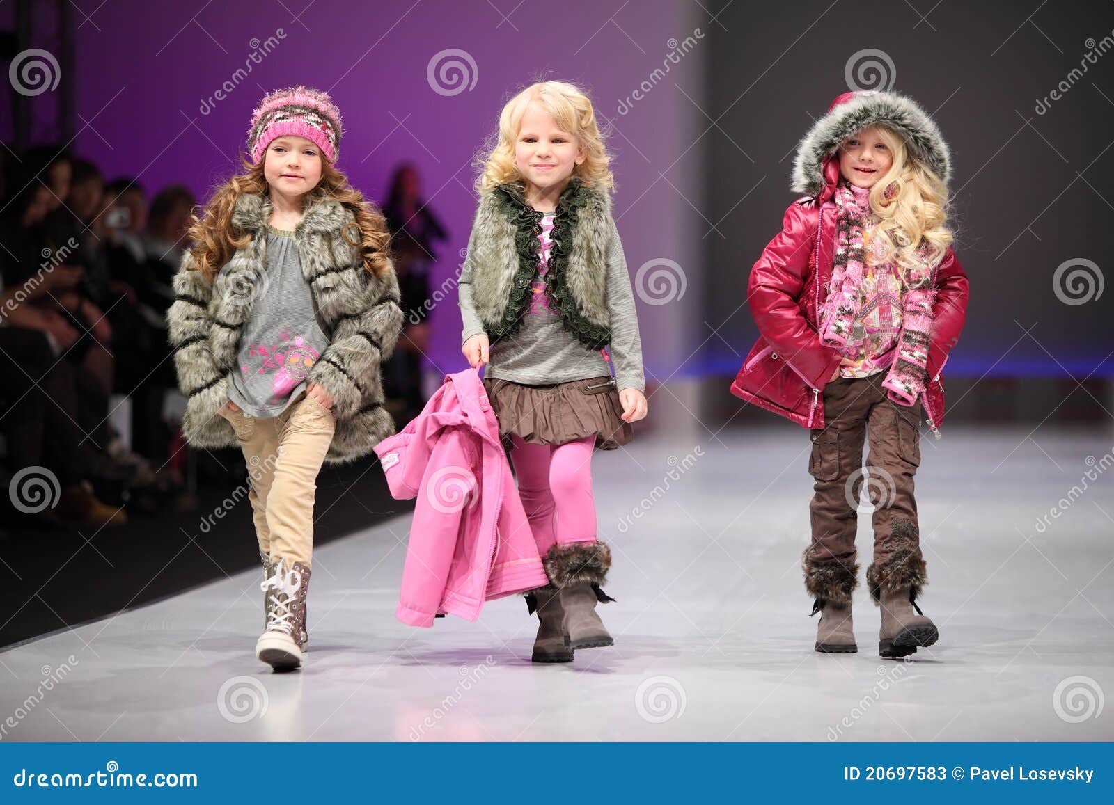 Child Models Walk The Catwalk Editorial Photo | CartoonDealer.com #20697597