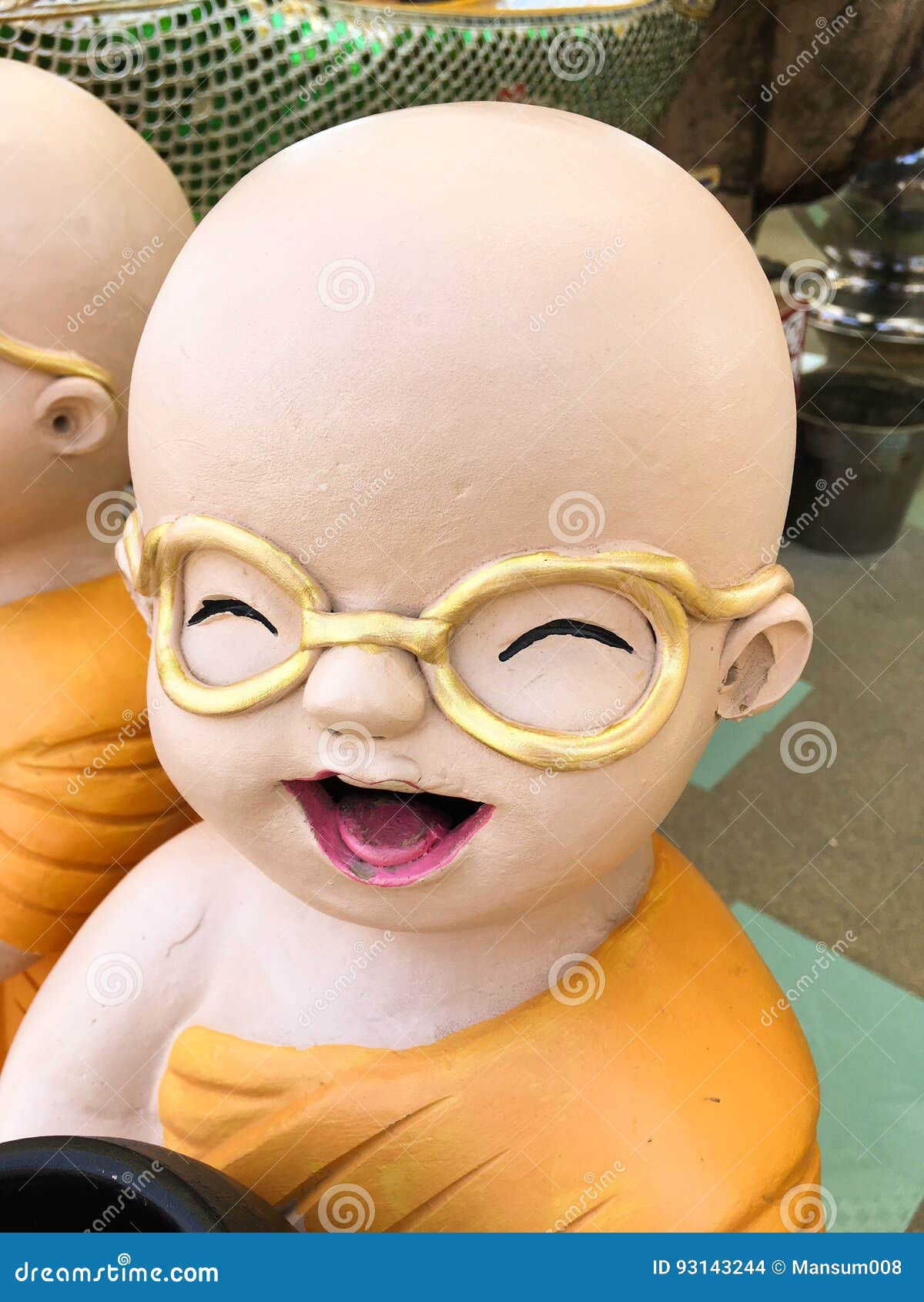 Child Monk Statue Royalty-Free Stock Photography | CartoonDealer.com ...