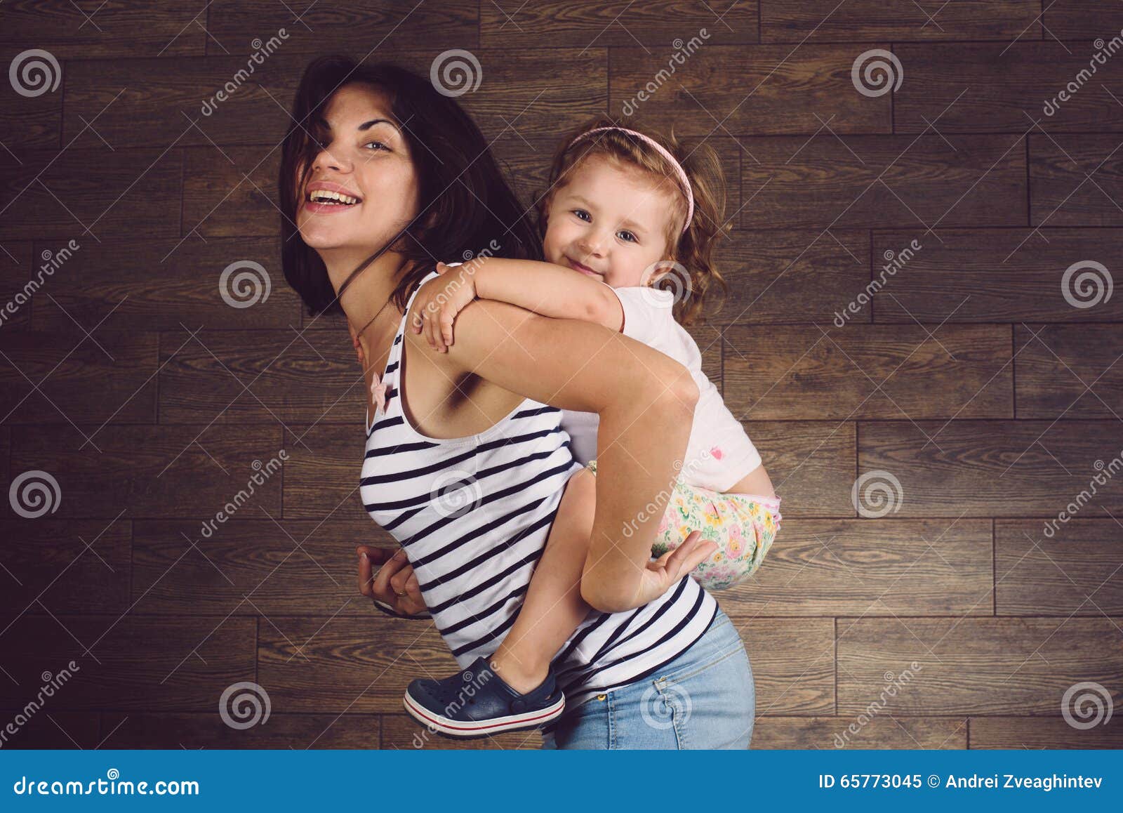 Child on Mother s Back stock image. Image of holiday - 65773045