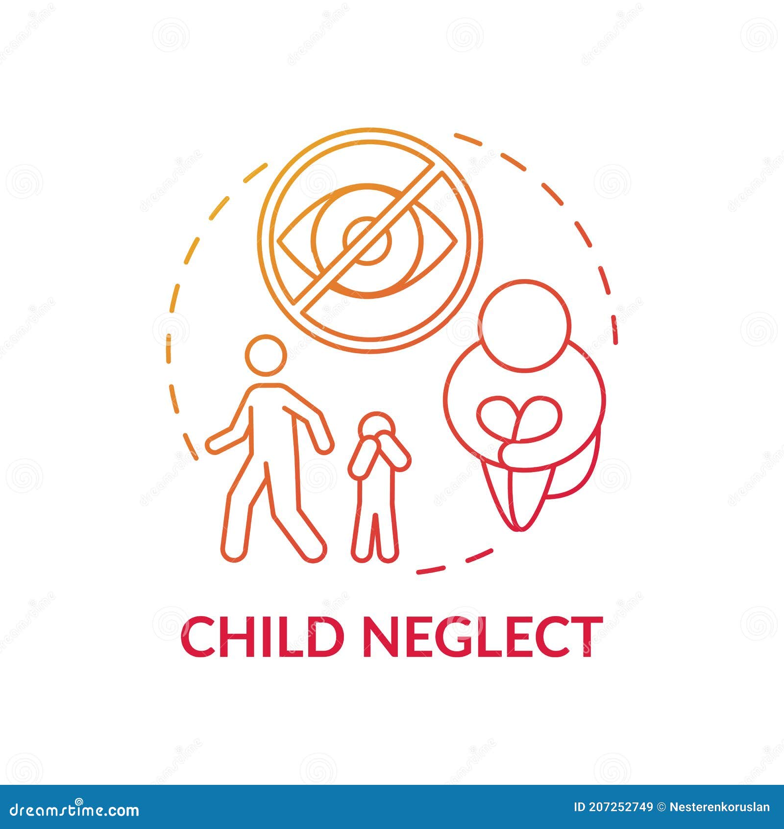 Child Neglect RGB Color Icon Royalty-Free Illustration | CartoonDealer ... Child Neglect RGB Color Icon Royalty-Free Illustration | CartoonDealer ...
