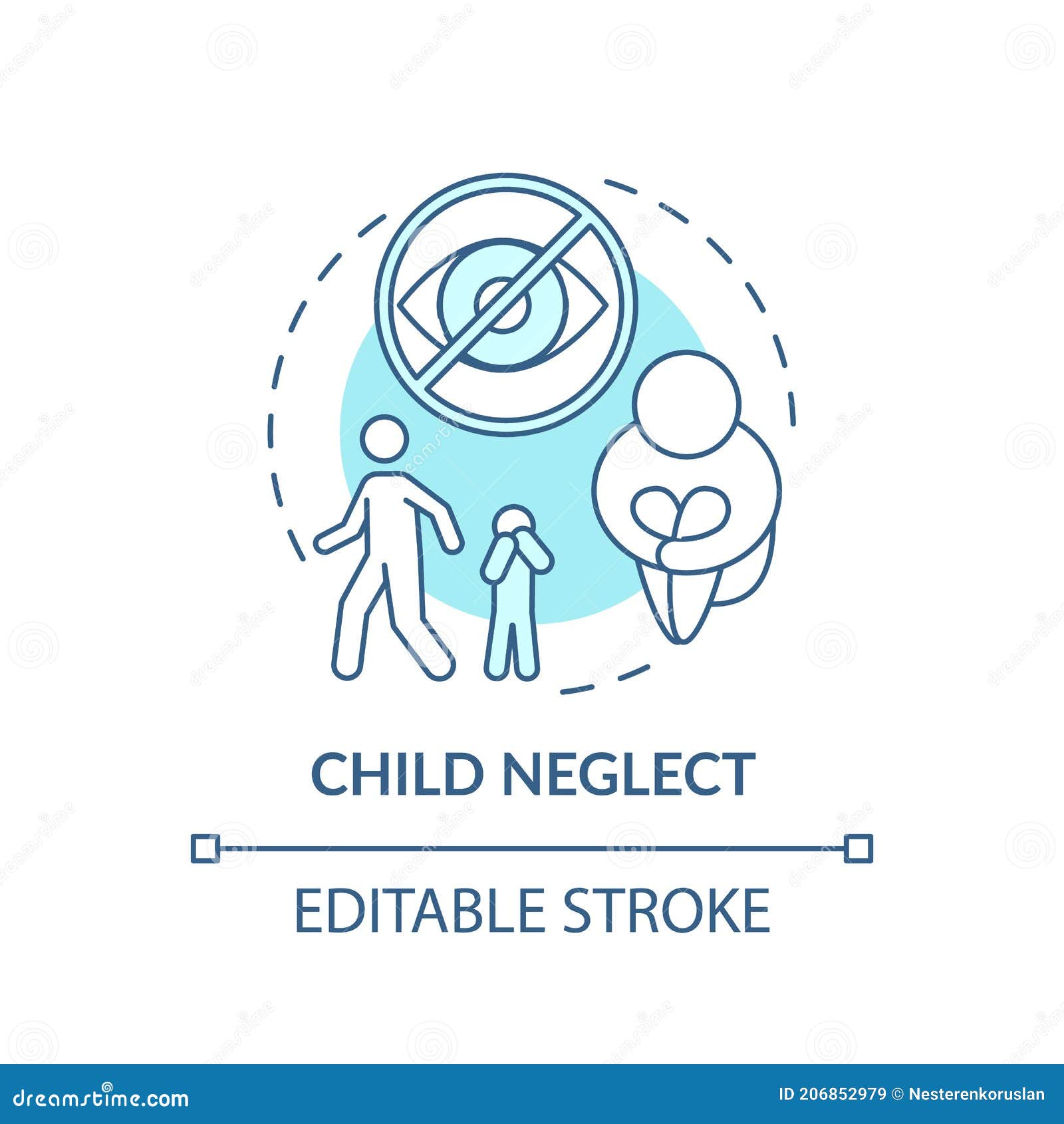 Child Neglect RGB Color Icon Royalty-Free Illustration | CartoonDealer ... Child Neglect RGB Color Icon Royalty-Free Illustration | CartoonDealer ...