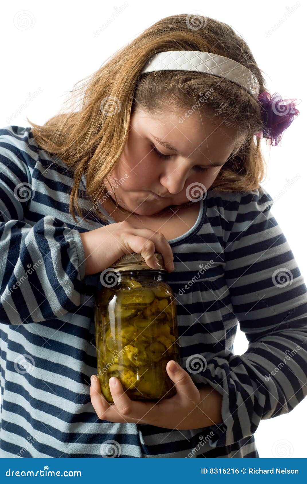 Child Opening Jar stock photo. Image of preserved, difficult - 8316216