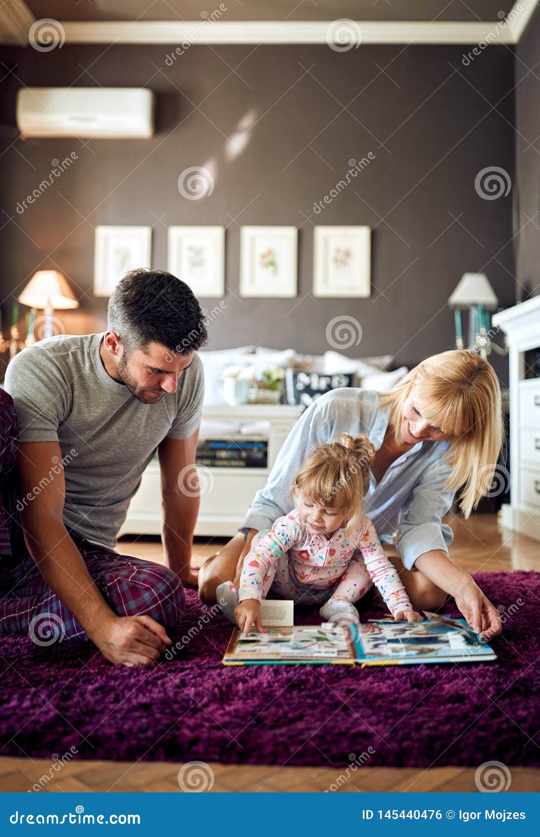 Child with Parents Having Fun Stock Photo - Image of family, lifestyle ...