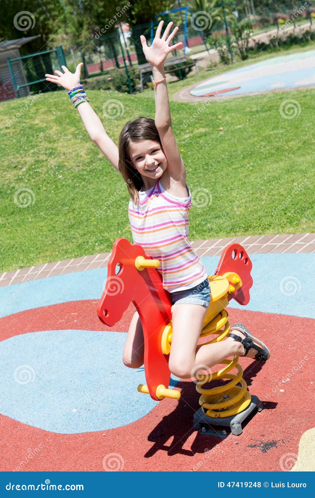 Child in the park stock photo. Image of cute, pretty - 47419248