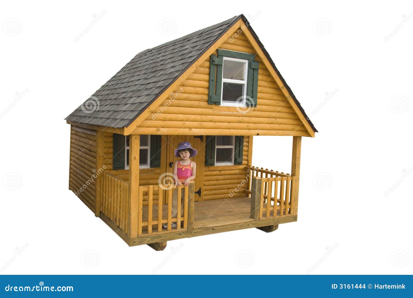 Child on Patio of Small House Stock Photo - Image of enjoy, live: 3161444