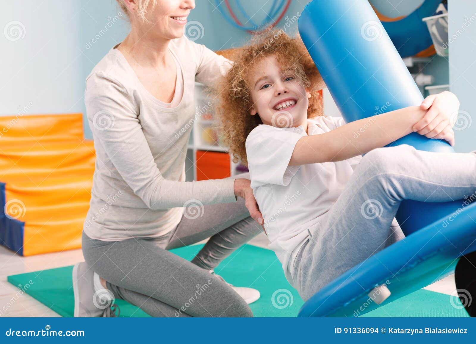 Child on pediatric swing stock photo. Image of medicine - 91336094